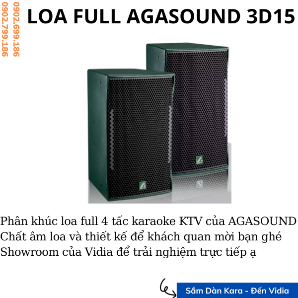 Loa full Agasound 3D12 – VIDIA