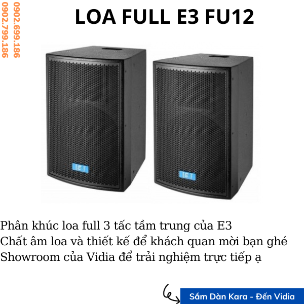 Loa E3 FU12 – VIDIA