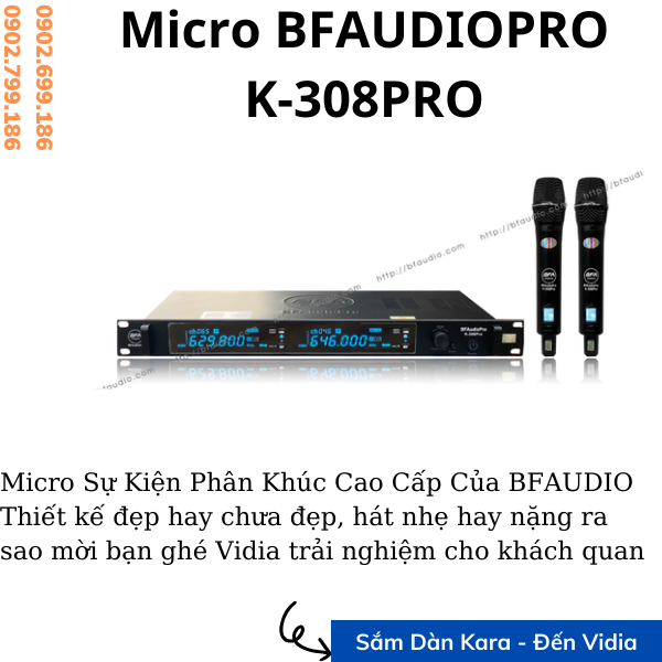 Micro BFAUDIOPRO K-308PRO – VIDIA