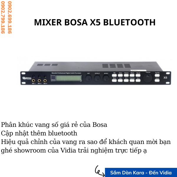 Mixer Bosa X5 Bluetooth – VIDIA