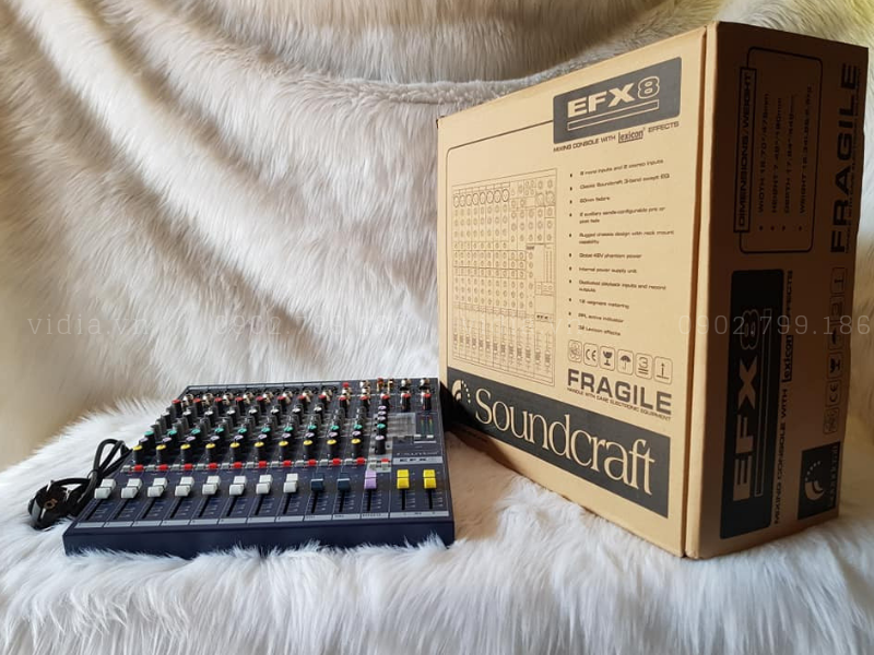 Mixer SOUNDCRAFT EFX8 Console – VIDIA