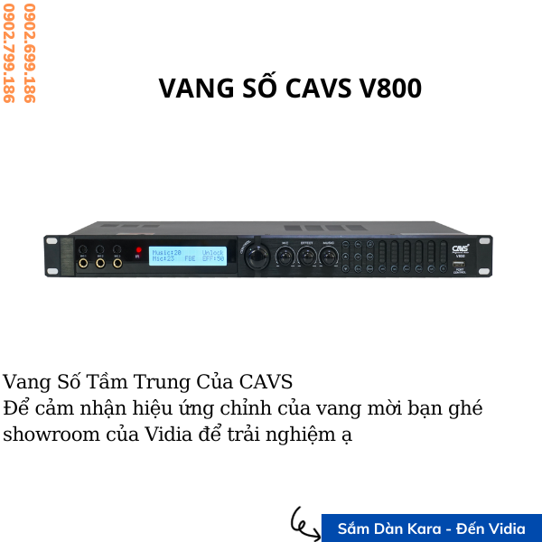 Vang số CAVS V800 – VIDIA