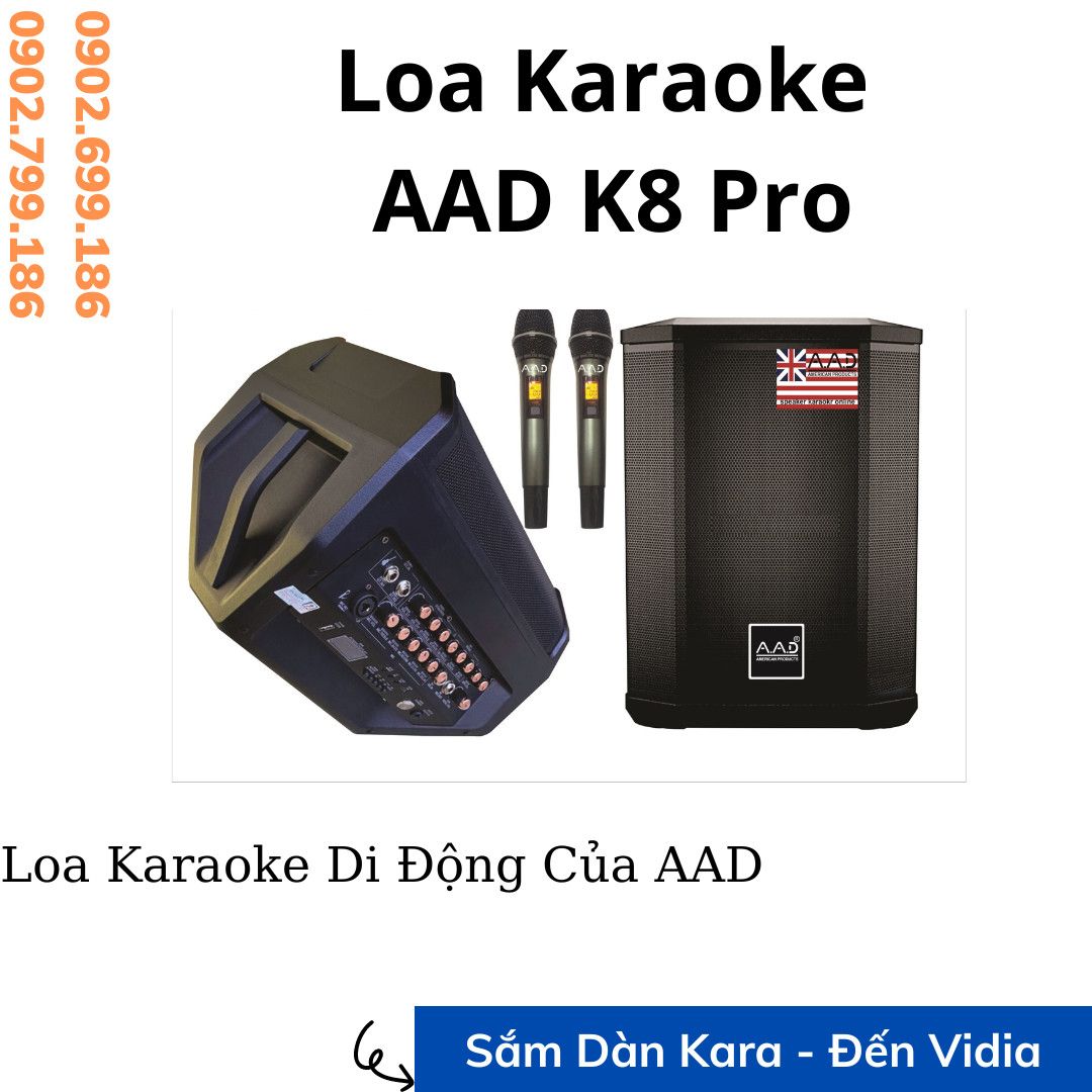 Loa Di Động AAD K8 Pro – VIDIA