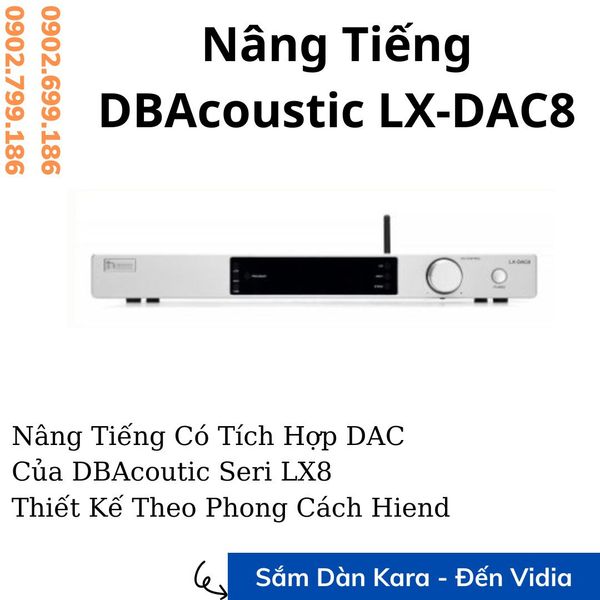 Nâng Tiếng dBacoustic LX-DAC8 – VIDIA