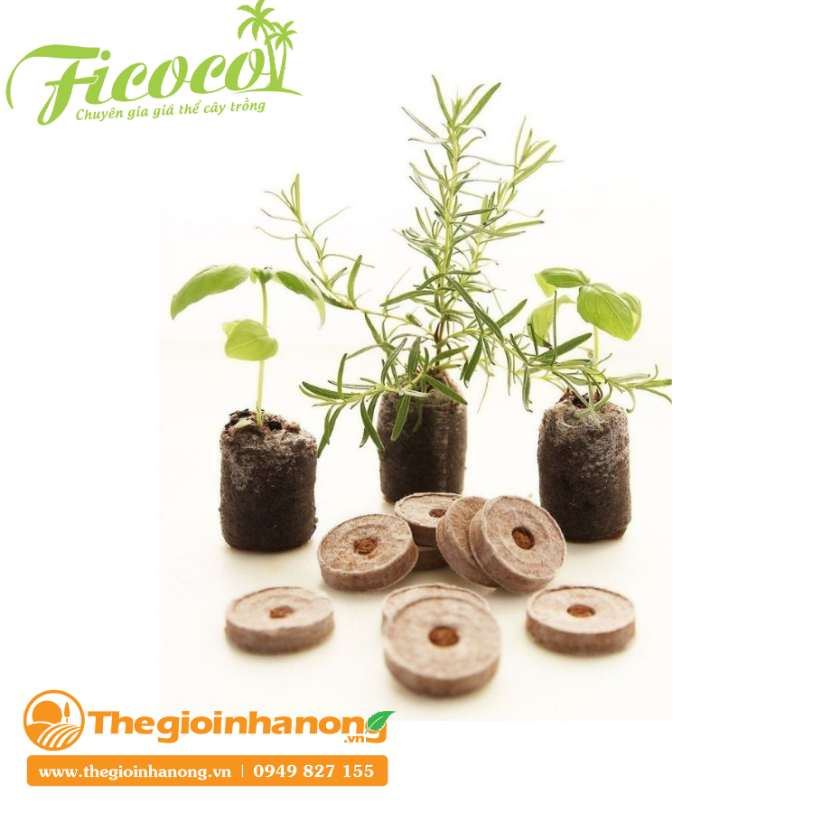 VIÊN NÉN XƠ DỪA ƯƠM HẠT ECO GROW - FICOCO – Thế Giới Nhà Nông