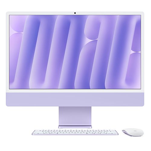 iMac M4 24 inch (M4 8 Core CPU | 8 core GPU | 16GB | 256GB SSD | Purpl ...