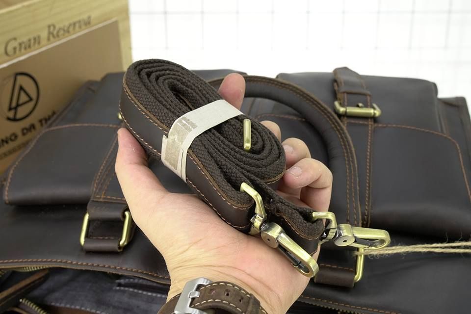 Túi - cặp da sáp nguyên tấm đựng Laptop 15.6 – #1 đồ da nam nữ giá tốt