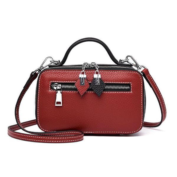 Túi xách nữ da thật dáng hộp thời trang sang trọng - 1445678 – #1 đồ da ...