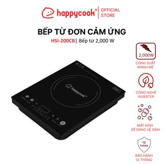 Bếp từ đơn cảm ứng Happy Cook HSI-200CB 2000W