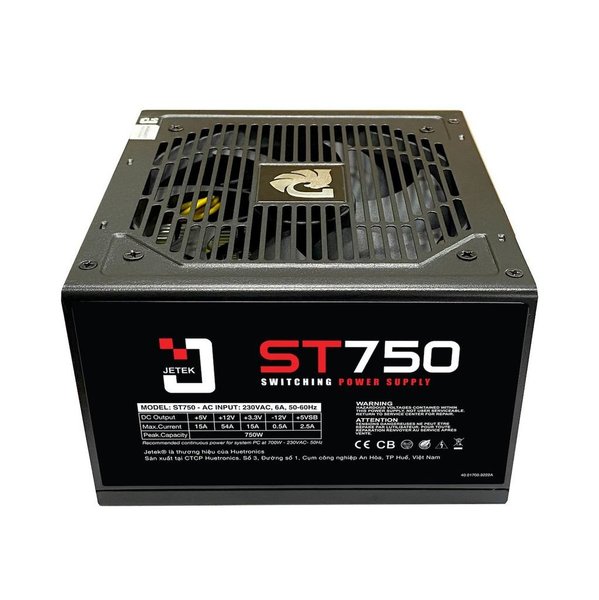 Nguồn Jetek J Series 750W Plus (St750 Atx 12V Pfc) – Máy Tính Biên Hòa