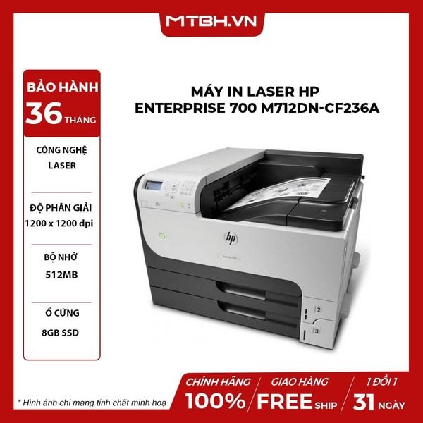 Máy in laser HP Enterprise 700 M712DN-CF236A – Máy Tính Biên Hòa