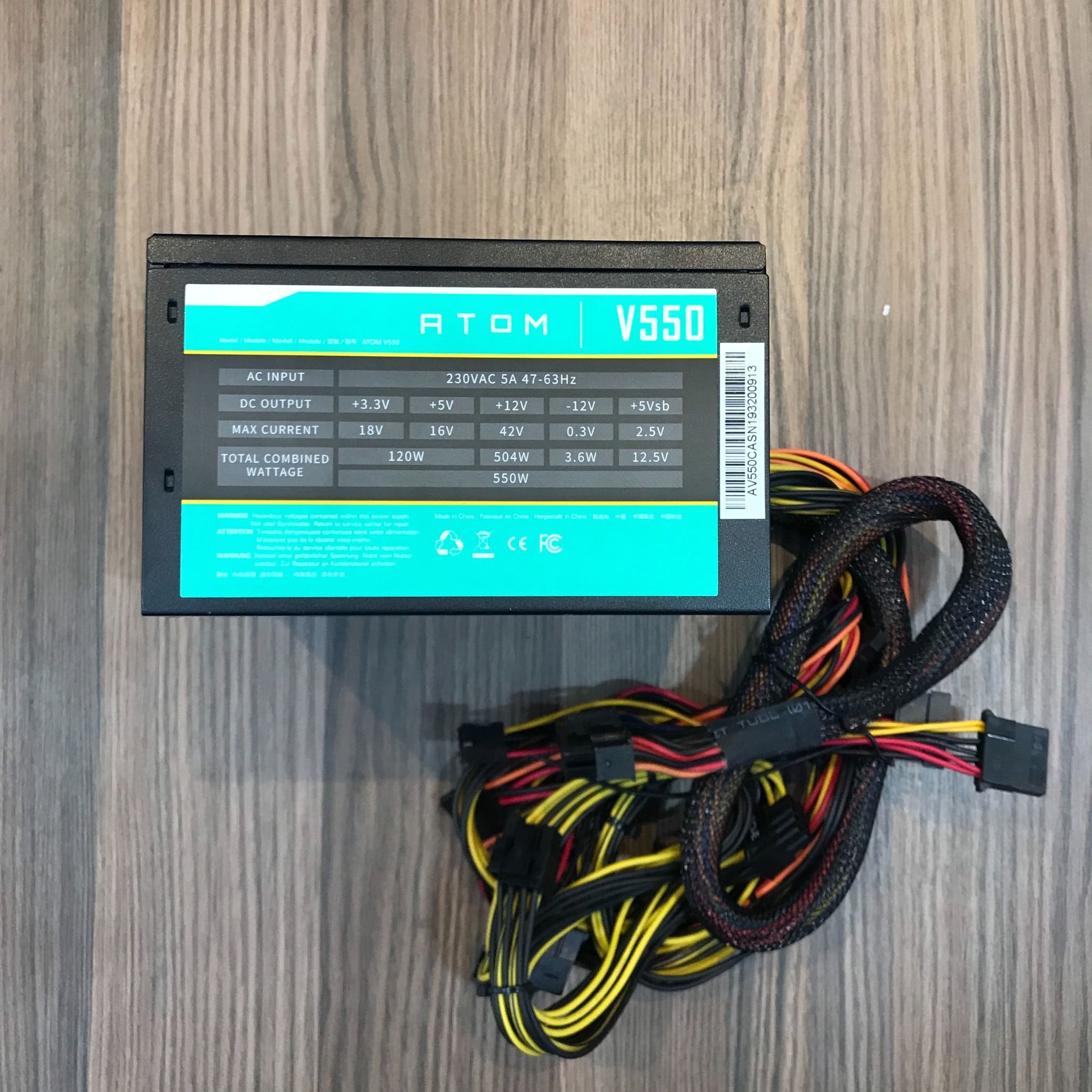 PSU ANTEC 550W ATOM VS550 CÒN BH – Máy Tính Biên Hòa