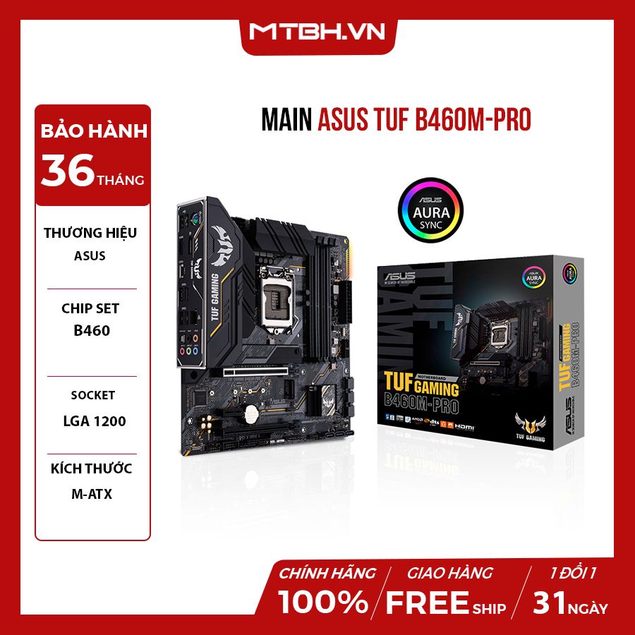 MAIN ASUS TUF B460M-PRO – Máy Tính Biên Hòa