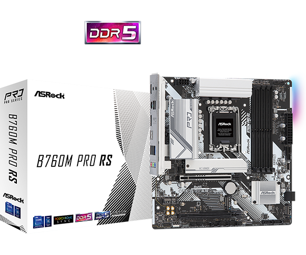 Main ASROCK B760M Pro RS/D5 – Máy Tính Biên Hòa