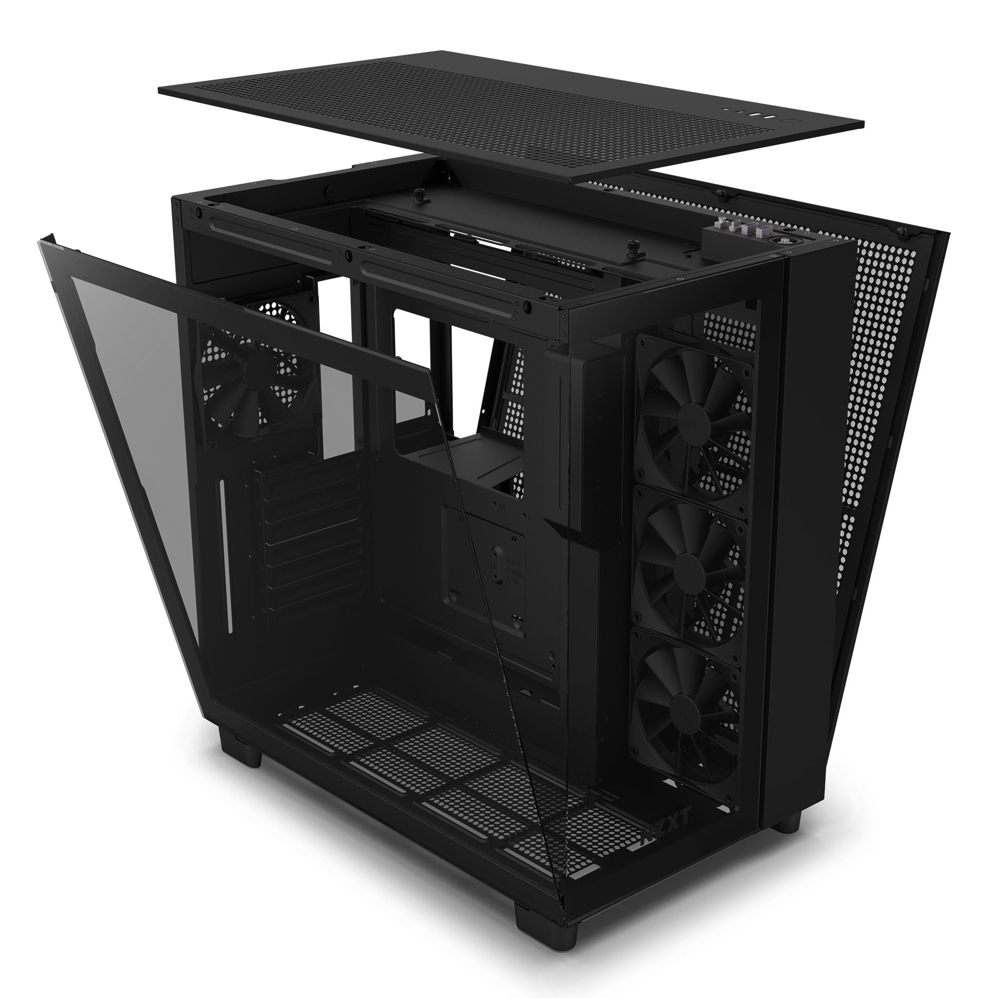 CASE NZXT H9 FLOW ALL BLACK – Máy Tính Biên Hòa