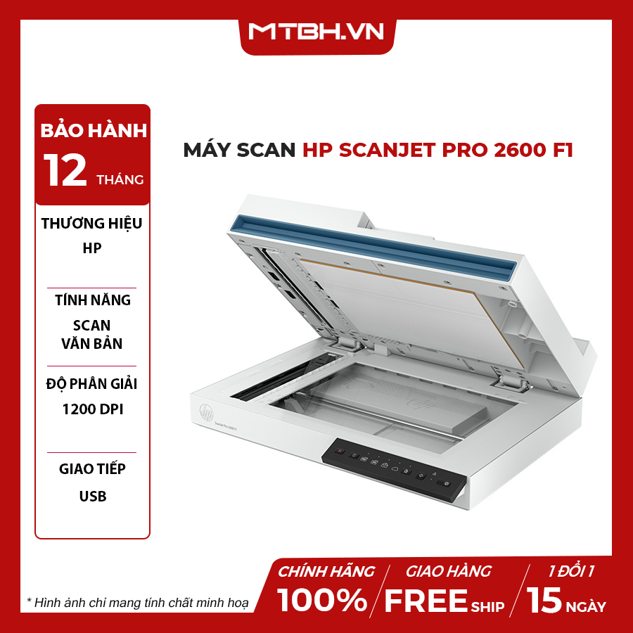 Máy quét HP Scanjet Pro 2600 F1 – Máy Tính Biên Hòa