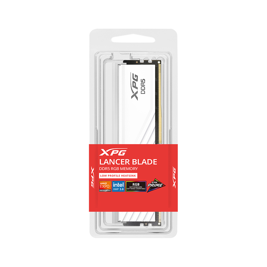 RAM DDR5 16GB ADATA LANCER BLADE 6000Mhz RGB White – Máy Tính Biên Hòa