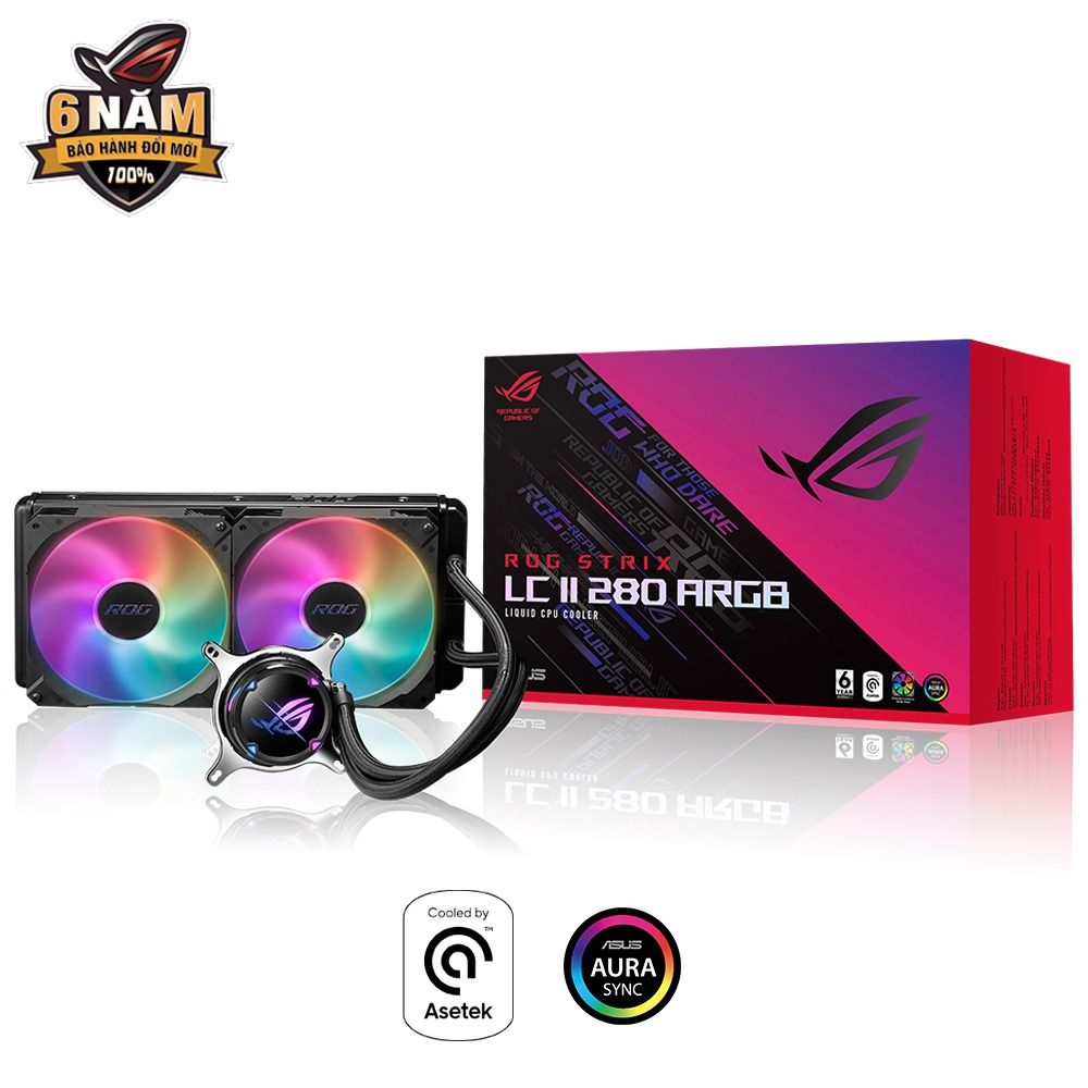TẢN NHIỆT NƯỚC AIO ASUS ROG STRIX LC II 280 ARGB – Máy Tính Biên Hòa