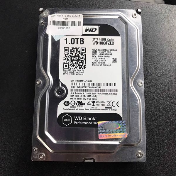 HDD WD 1TB WD BLACK HBH – Máy Tính Biên Hòa