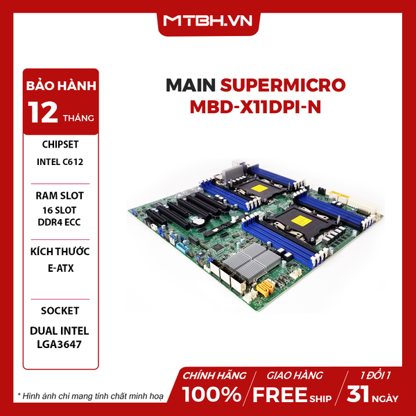 Main Supermicro MBD-X11DPI-N – Máy Tính Biên Hòa