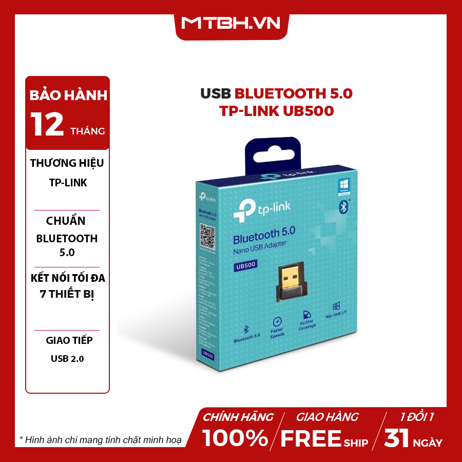 USB BLUETOOTH 5.0 TP-LINK UB500 – Máy Tính Biên Hòa