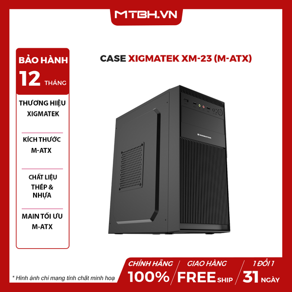 Case Xigmatek XM-23 (M-ATX) – Máy Tính Biên Hòa