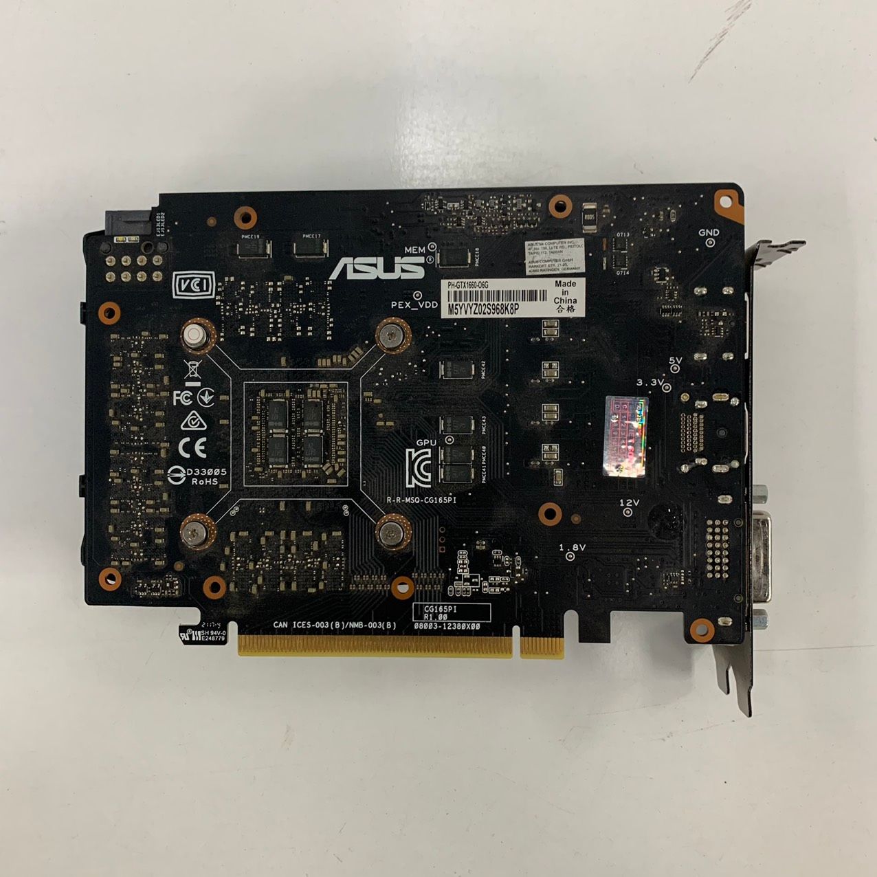 VGA ASUS GTX 1660 PHOENIX 6GB OC CBH – Máy Tính Biên Hòa