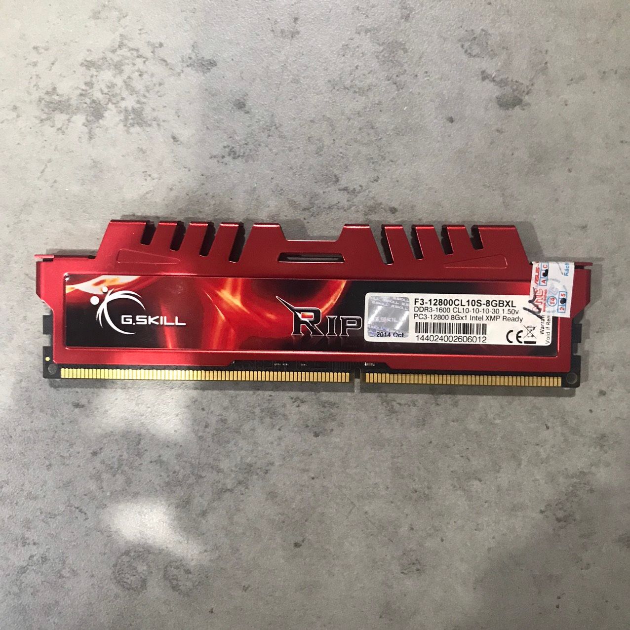 RAM DDR3 8GB GSKILL RIPJAW BUSS 1600 BH 1 TH – Máy Tính Biên Hòa