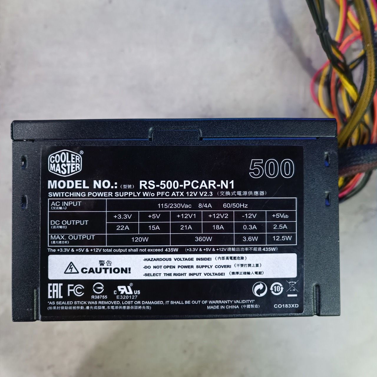 PSU Cooler Master RS-550-PCAR-E3 BH 1 THÁNG – Máy Tính Biên Hòa