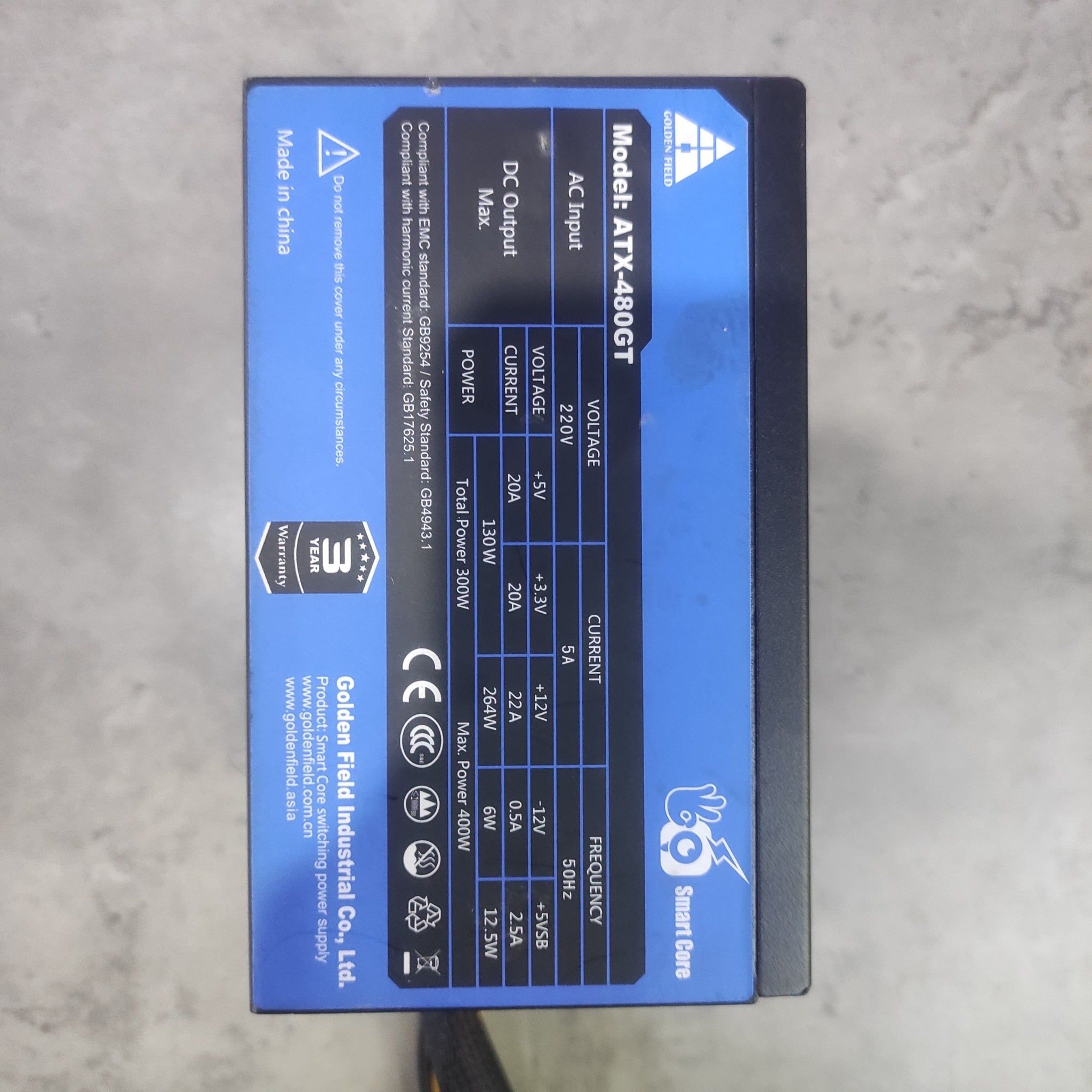 PSU GOLDEN FIELD 400W BH 1 THÁNG – Máy Tính Biên Hòa