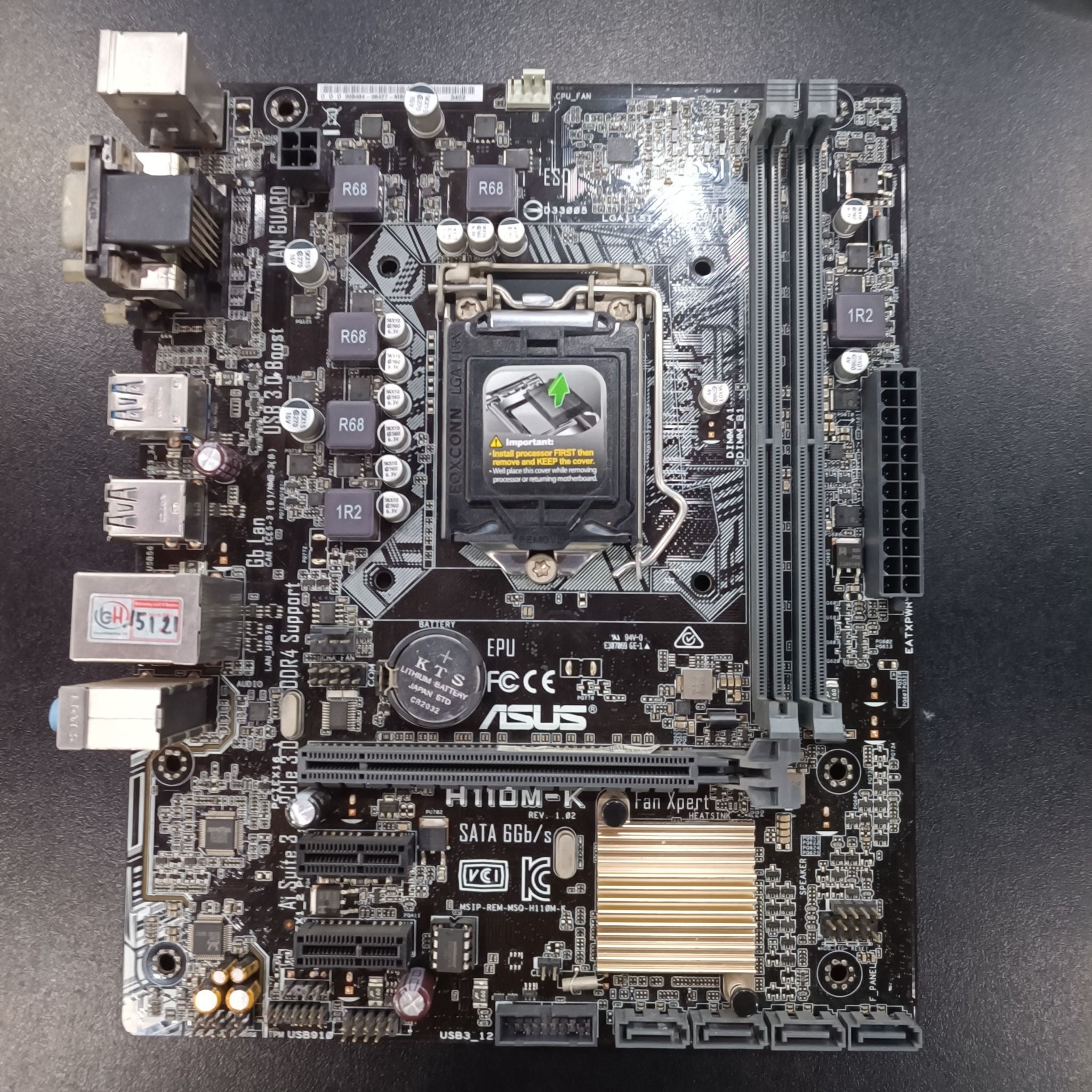 MAIN ASUS H110M-K BH 1 THÁNG – Máy Tính Biên Hòa