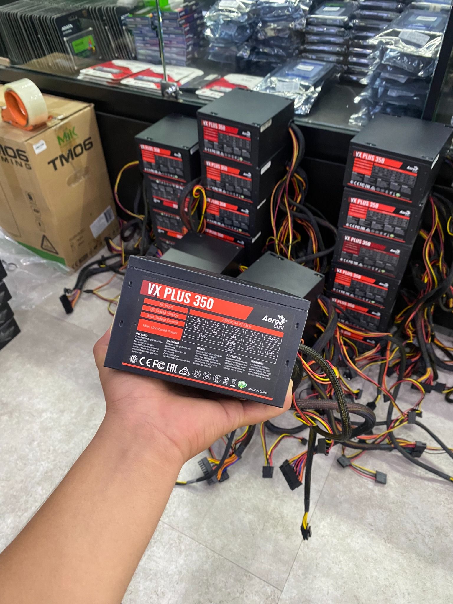 PSU AEROCOOL 350W VX PLUS BH 12 THÁNG – Máy Tính Biên Hòa