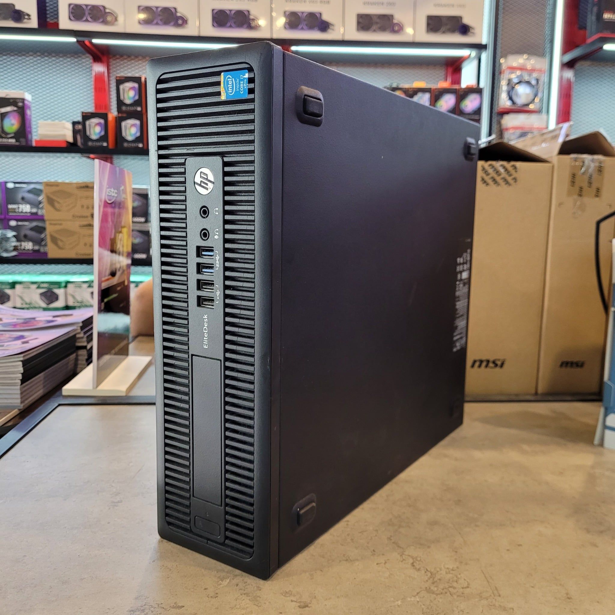 MÁY BỘ HP ELITEDEAK 800 G1 (CPU I3-4160, RAM DDR3 8GB (2X4) BUSS 1600 ...