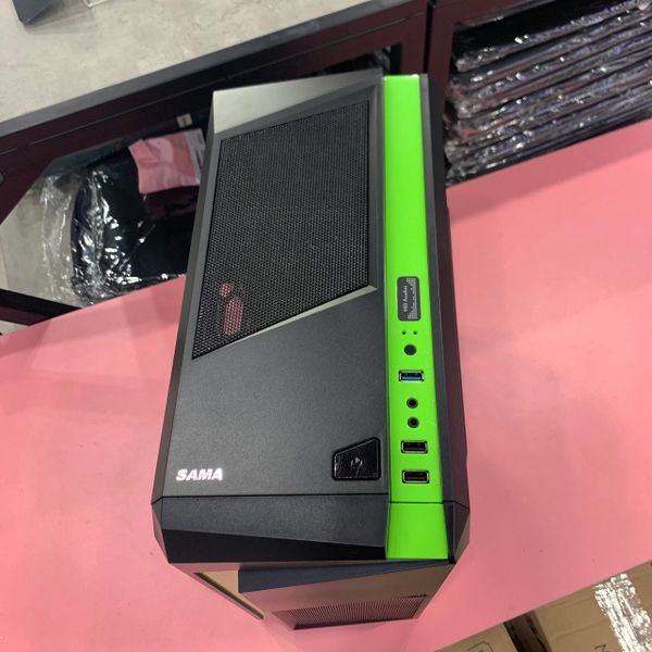 CASE SAMA ESPORT-2 XANH-ĐEN 2ND HBH – Máy Tính Biên Hòa