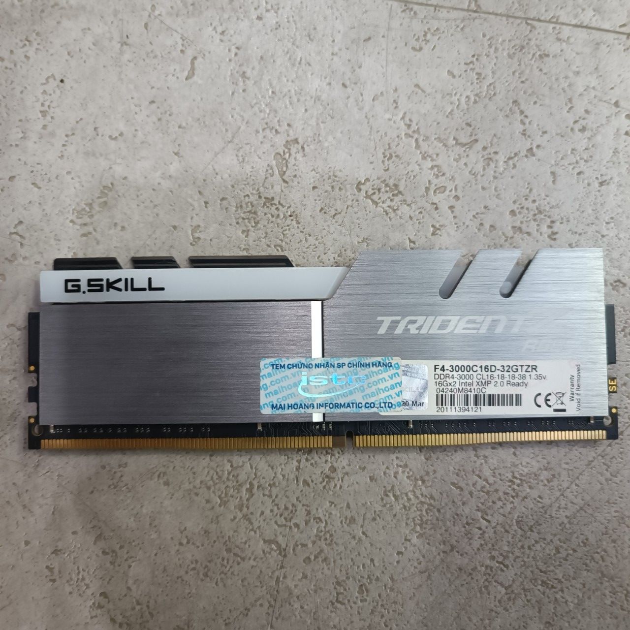 RAM DDR4 16GB GSKILL TRIDENT Z 3000MHZ BH 1 THÁNG – Máy Tính Biên Hòa
