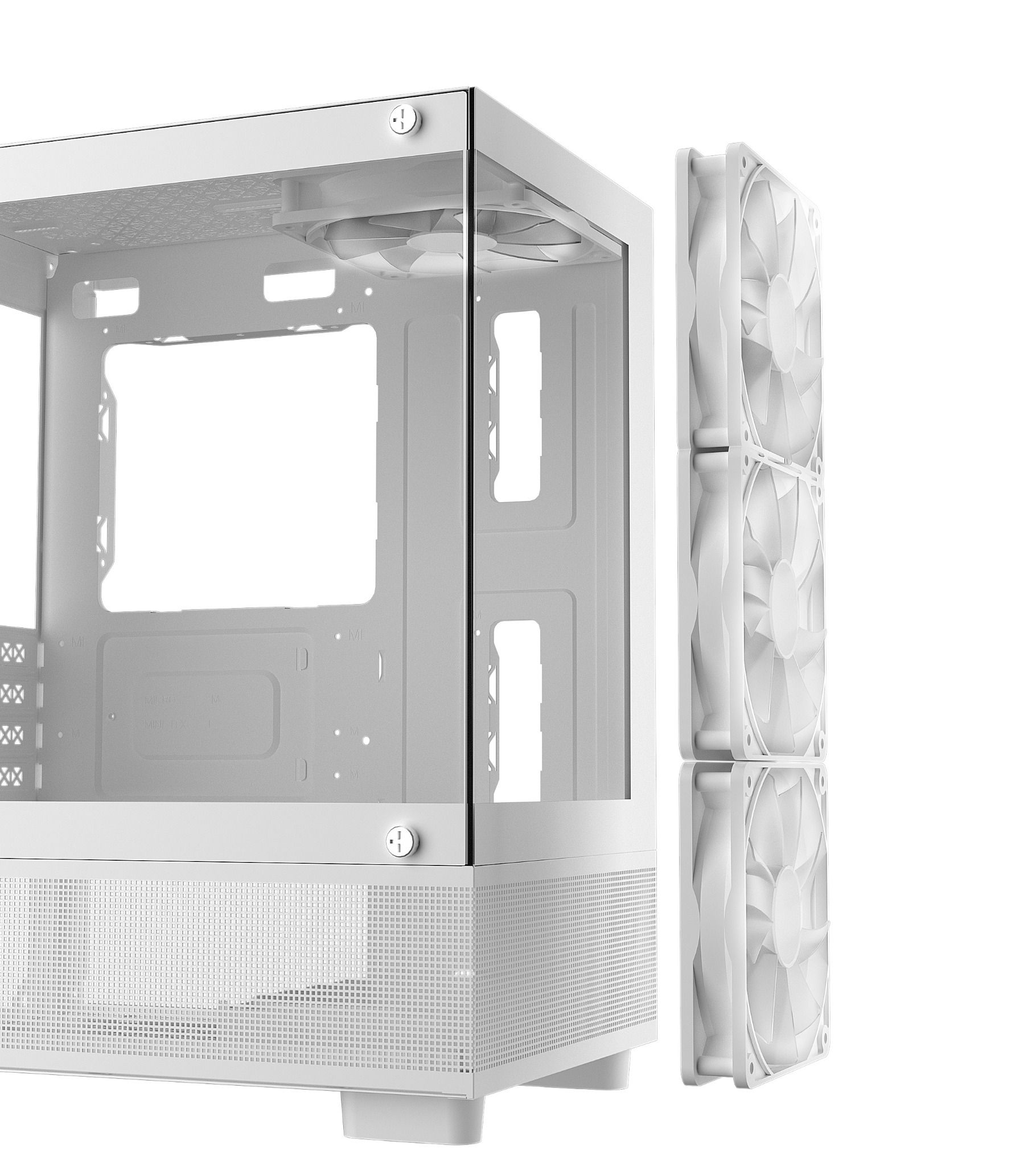 CASE MIK AETHER WHITE (MATX/MID TOWER/MÀU TRẮNG) – Máy Tính Biên Hòa
