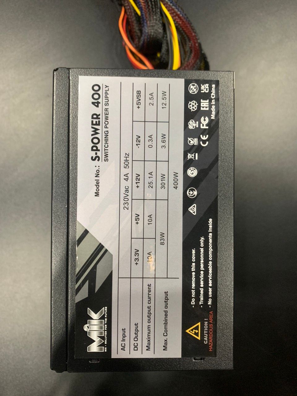 PSU MIK S-POWER 400W BH 1 THÁNG – Máy Tính Biên Hòa