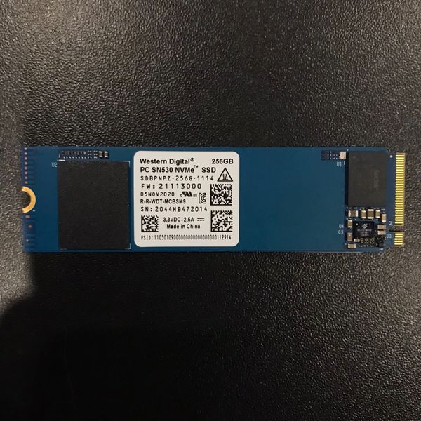 SSD WD SN530 256GB M2 NVME BH 1 THÁNG – Máy Tính Biên Hòa