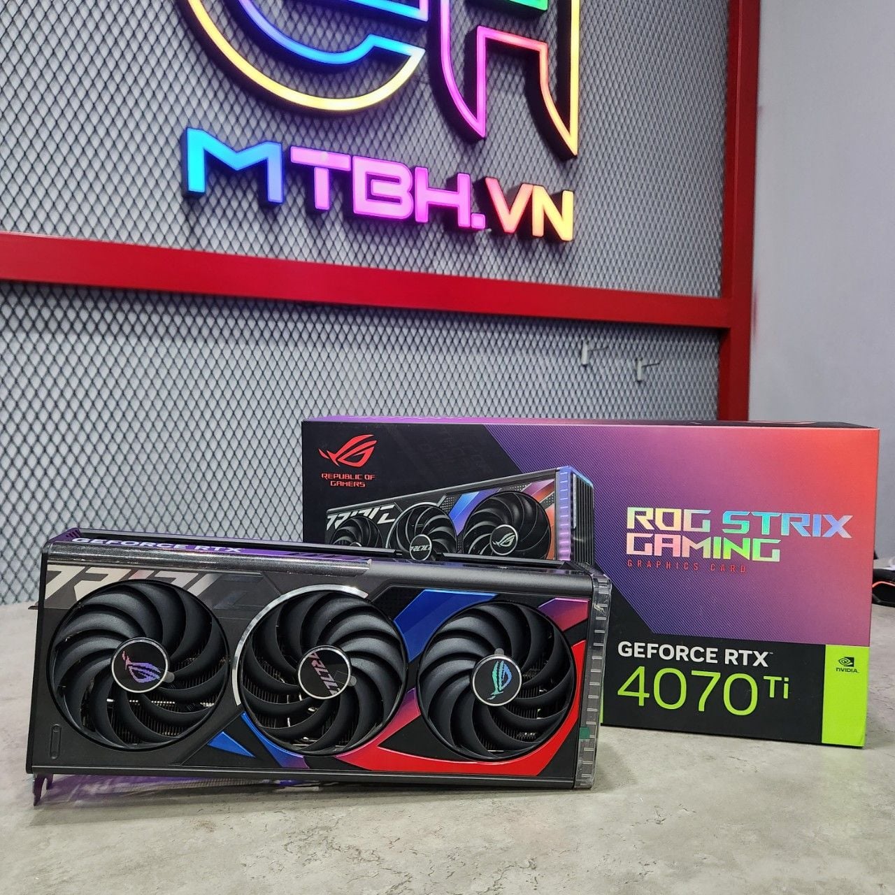 VGA Asus RTX 4070 Ti ROG STRIX 12G OC FULLBOX BH HÃNG T2/2026 – Máy ...