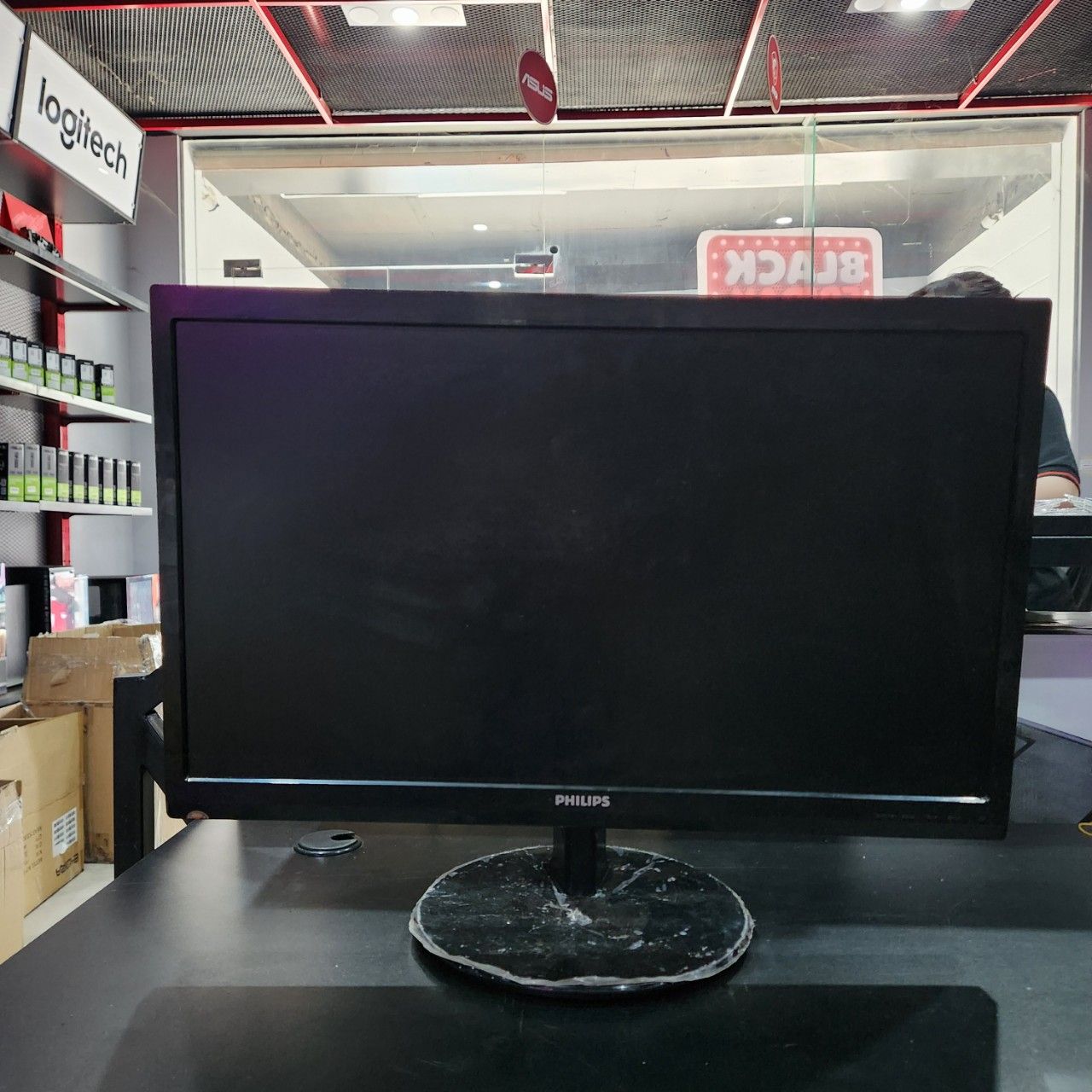 MÀN HÌNH PHILIPS 246V5L 24" 60HZ - 2ND BH 1 THÁNG – Máy Tính Biên Hòa