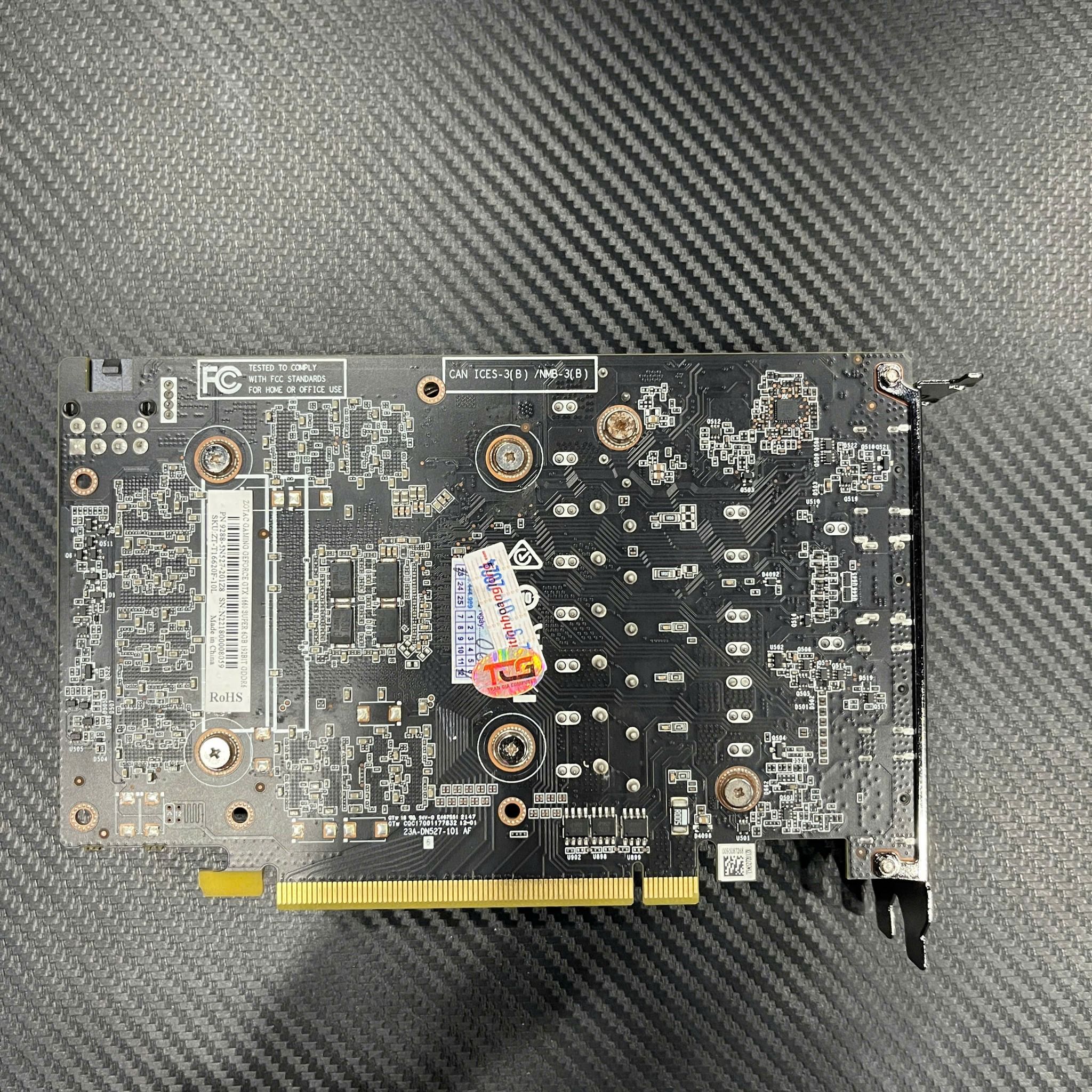 VGA ZOTAC GTX 1660 SUPER 6GB ( 2 FAN ) BH HÃNG T4/2025 – Máy Tính Biên Hòa