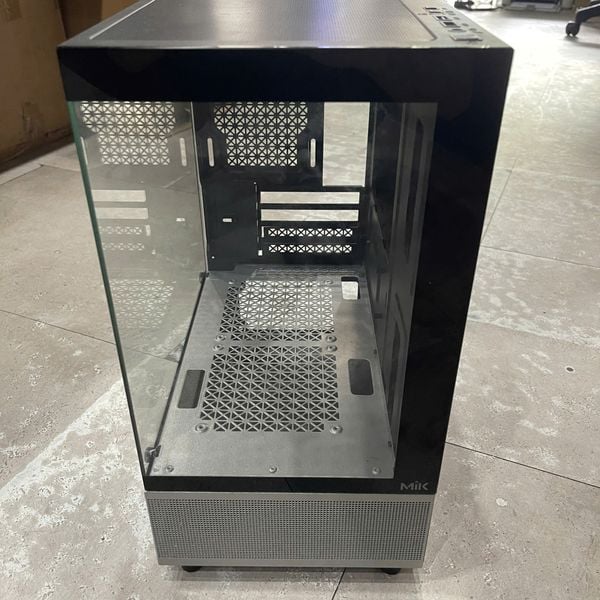 CASE MIK AETHER BLACK (MATX/MID TOWER/MÀU ĐEN) 2ND HBH – Máy Tính Biên Hòa