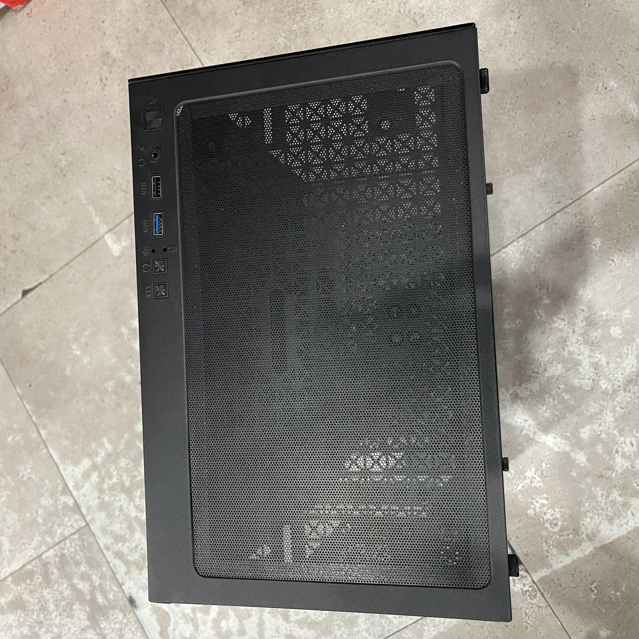 CASE MIK AETHER BLACK (MATX/MID TOWER/MÀU ĐEN) 2ND HBH – Máy Tính Biên Hòa