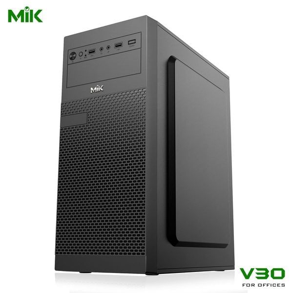Case Mik V30 ATX Văn Phòng Black – Máy Tính Biên Hòa