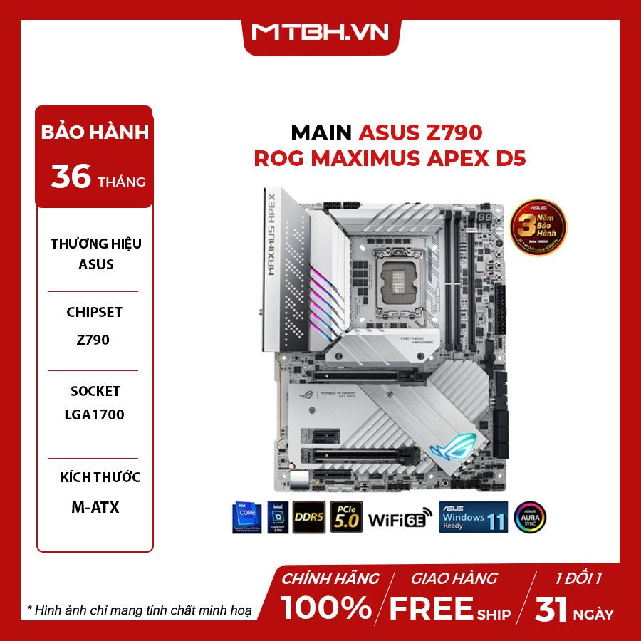 MAIN ASUS Z790 ROG MAXIMUS APEX D5 – Máy Tính Biên Hòa