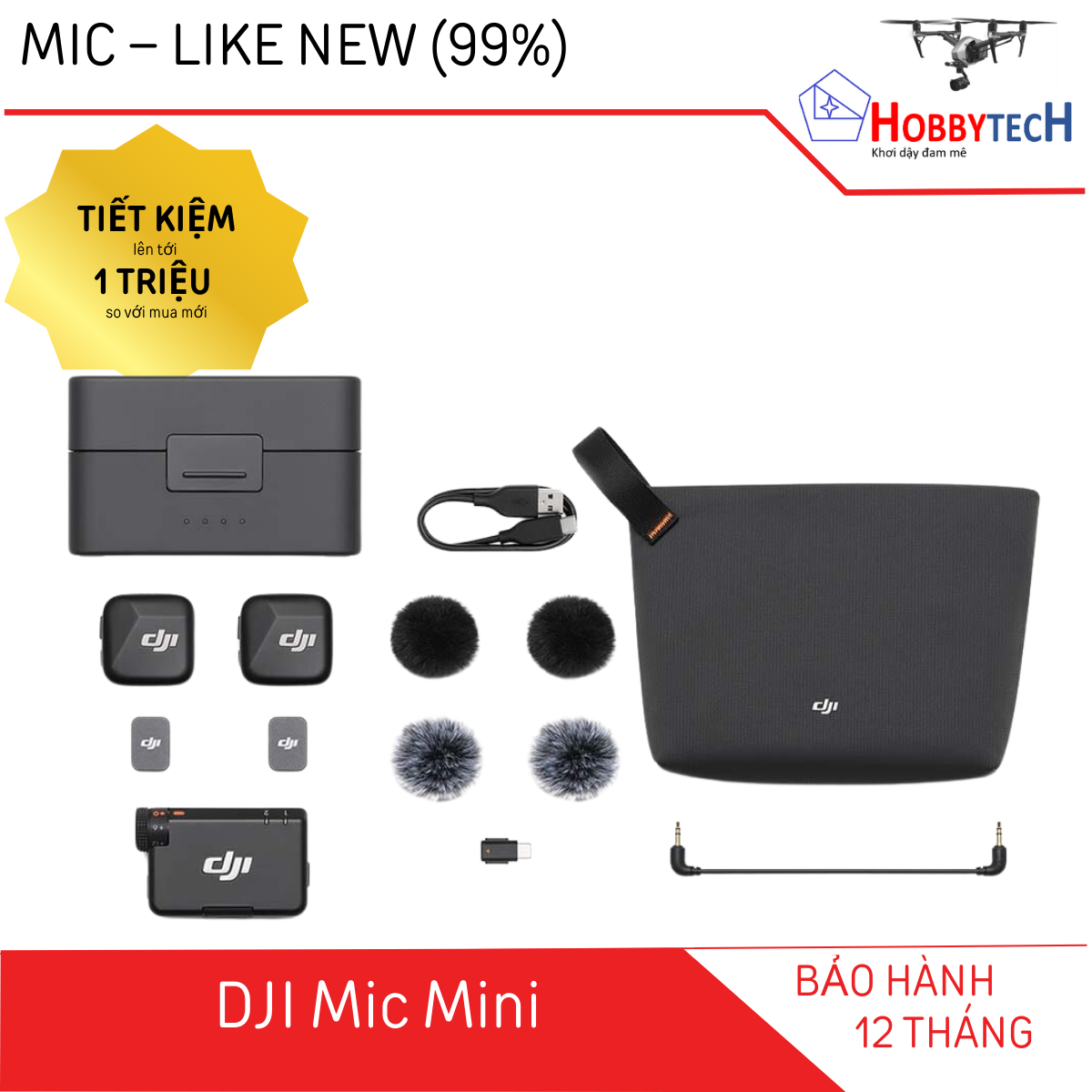 DJI Mic Mini Like New - Chính hãng DJI – Hobbytech