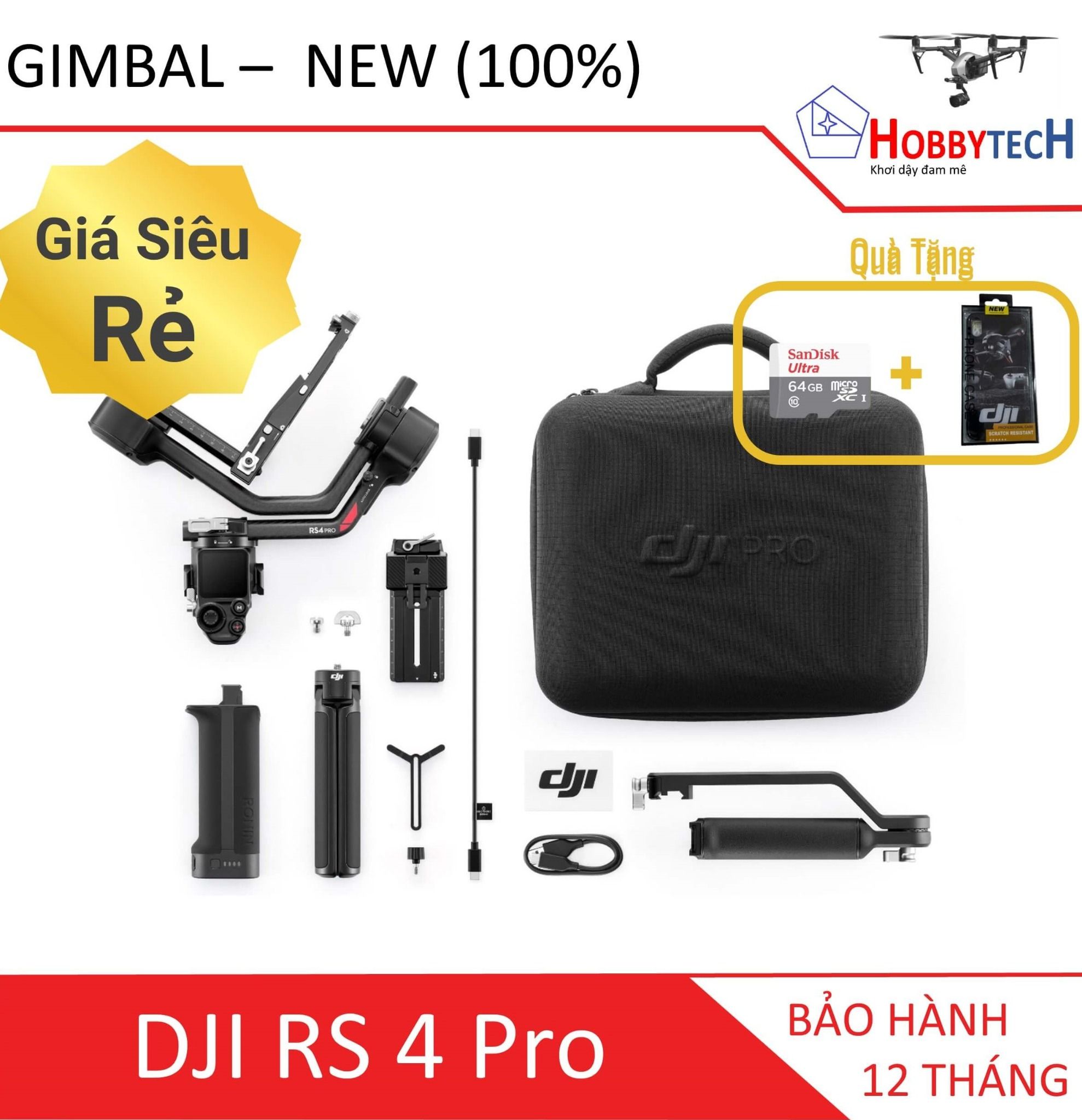 DJI RS4 Pro - chính hãng DJI – Hobbytech