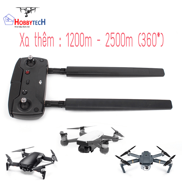 Bộ kích sóng MOD Mavic pro / DJI Spark – dạng Cây – Hobbytech