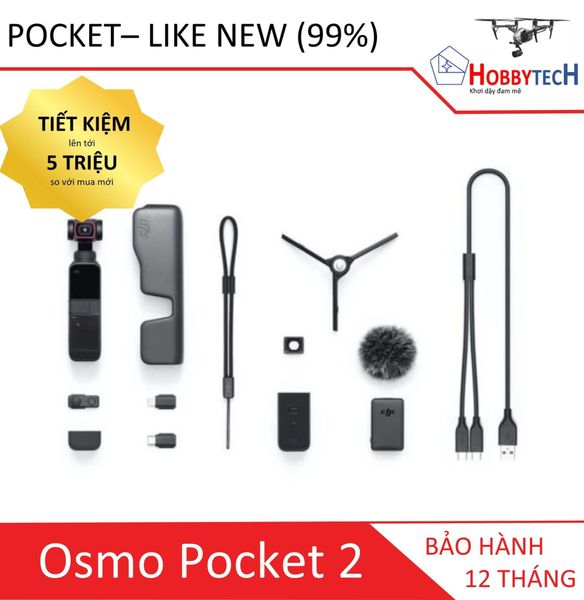 DJI Omso Pocket 2 cũ (Like new) - Chính hãng DJI – Hobbytech