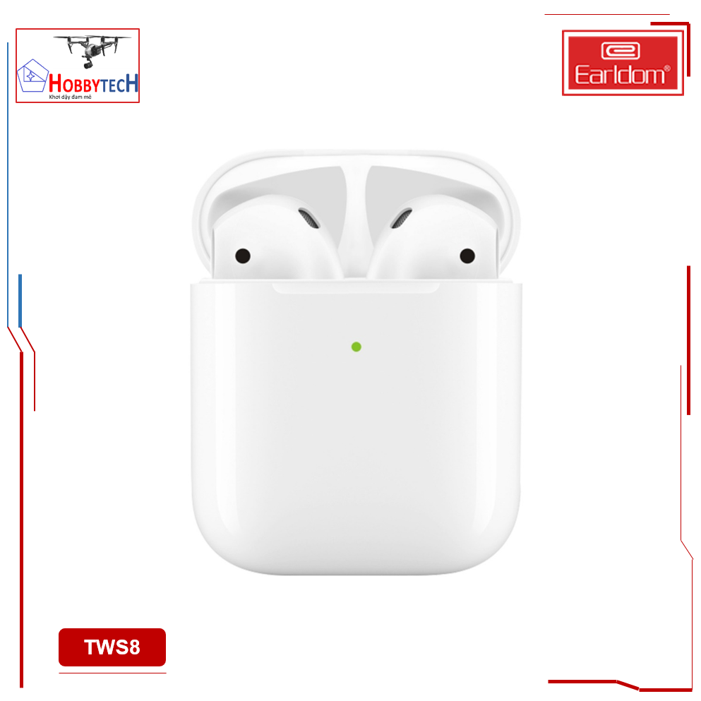 Tai nghe Bluetooth 2 tai Earldom TWS8 / HobbyTech – Hobbytech